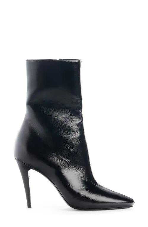 Saint Laurent Capucine Leather Bootie
