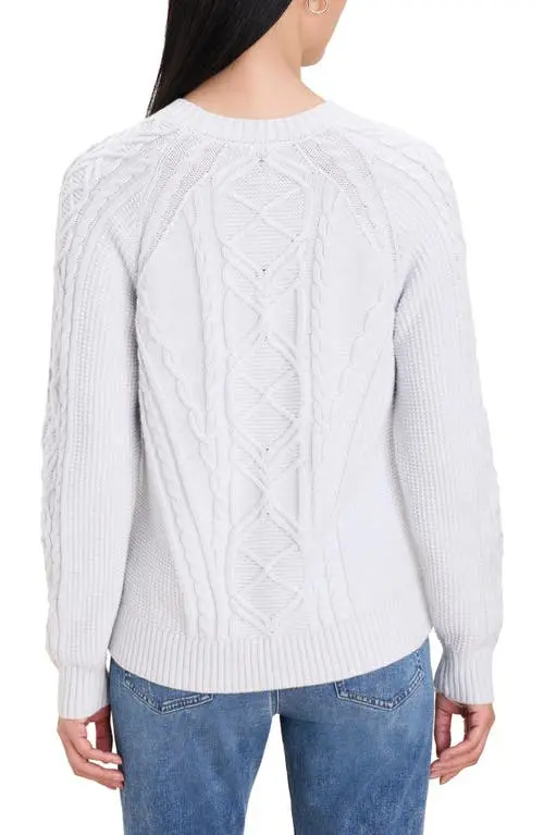 NIC+ZOE Patchwork Cable Sweater