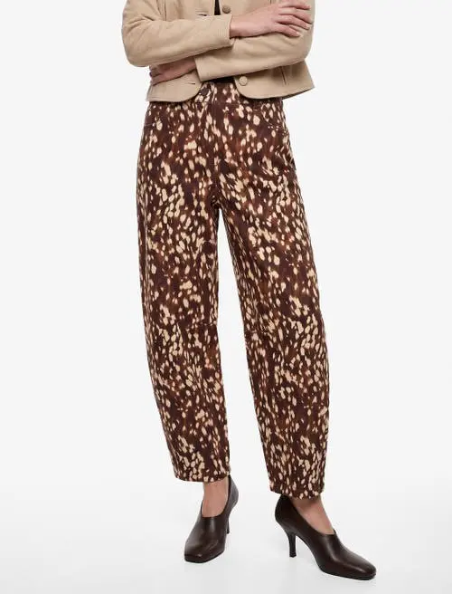 Koton Gabardine High Rise Bambi Printed Pants