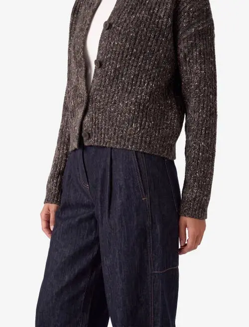Koton Cotton Blend Barrel Pants With Belt