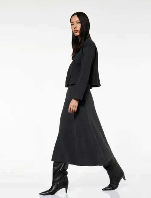 Koton A- Line Flare Midi Skirt