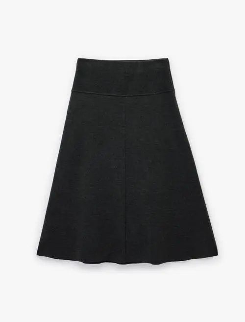Koton A- Line Flare Midi Skirt