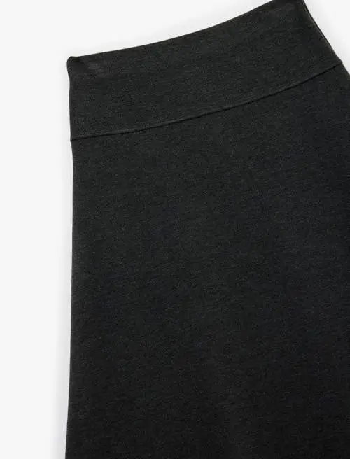 Koton A- Line Flare Midi Skirt