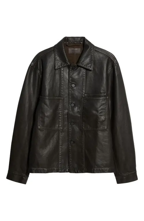 LEMAIRE Workwear Coated Denim Overshirt