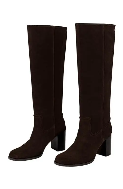 Maje Heeled Suede Boots