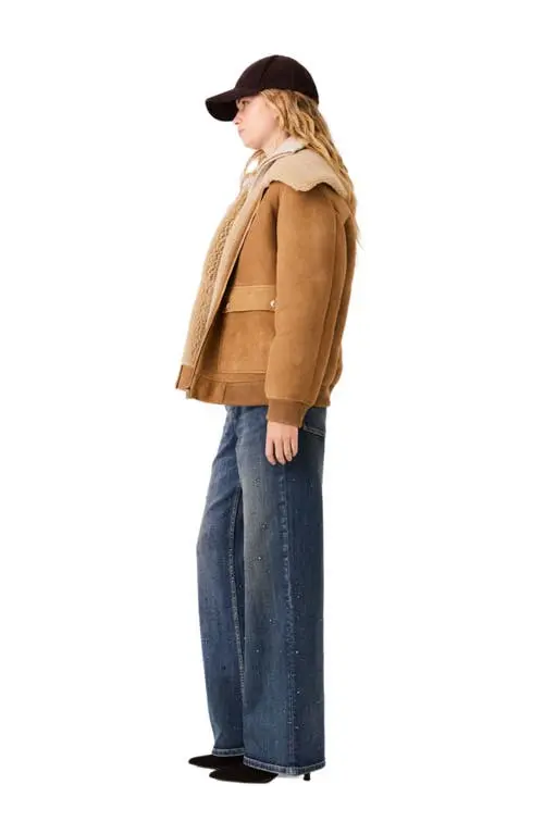 Maje Shearling Jacket