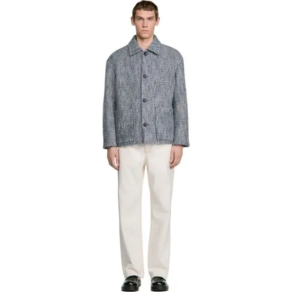 Sandro Marl-effect Worker Jacket
