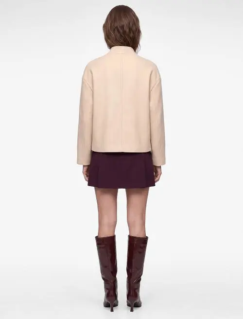 Koton Long Sleeve High Neck Oversized Jacket
