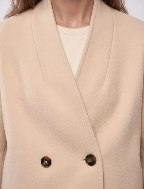 Koton Long Sleeve High Neck Oversized Jacket