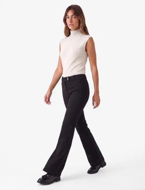 Koton Slim Tailored Flare Trousers