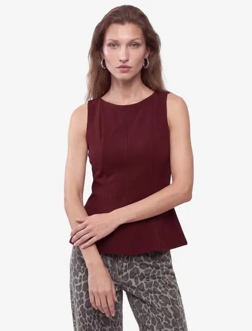 Koton Slim Fit Crew Neck Sleeveless Pe Top