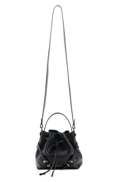 Givenchy Voyou Mini Leather Bucket Bag