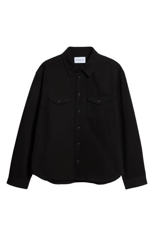 Givenchy Cowboy Long Sleeve Snap Front Shirt
