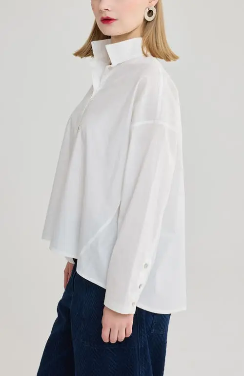 LUUKAA Blair Stand Collar Shirt