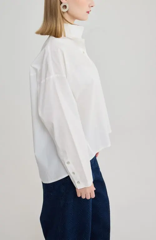 LUUKAA Blair Stand Collar Shirt