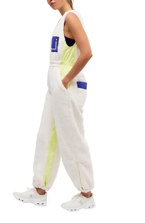 Free People Scout It Out Fleece Overalls