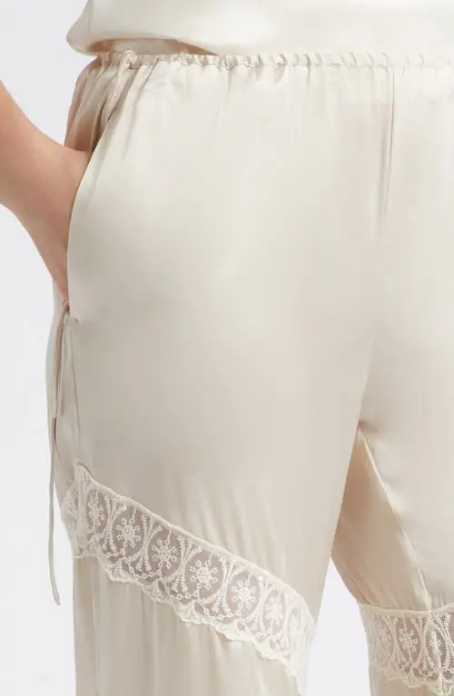 THE GARMENT Cata Lace Silk Blend Pants