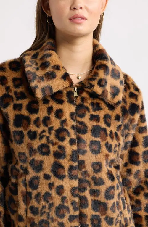Bp. Faux Fur Zip Jacket