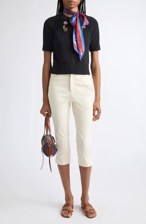 Zimmermann Clash Embellished Knit Tee