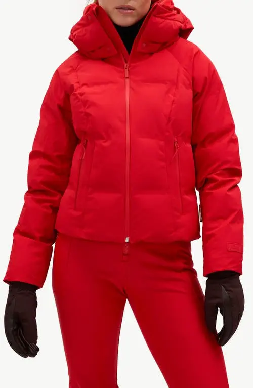HALFDAYS Georgie Insulated Performance Puffer Ski Jacket - Rouge