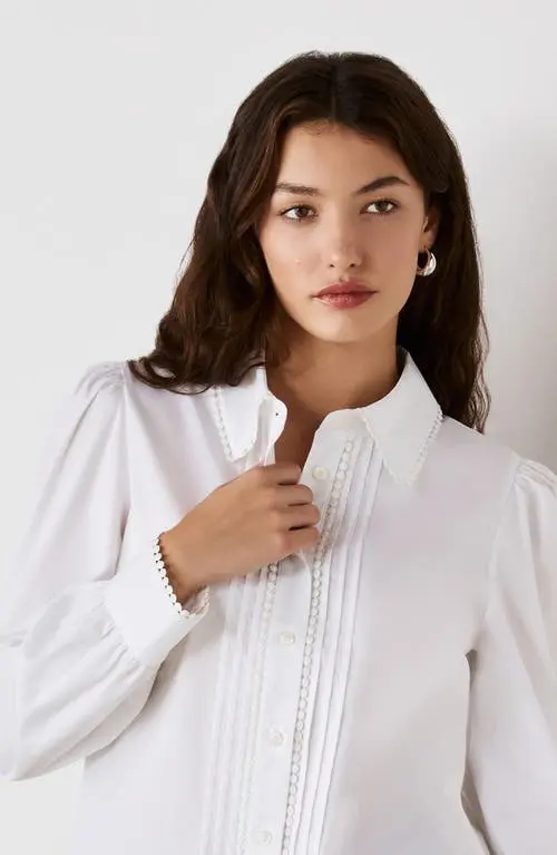 FINERY LONDON Judith Cotton Rich Shirt