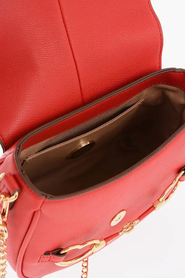 Moschino Big Heartbit Buckle Crossbody Bag