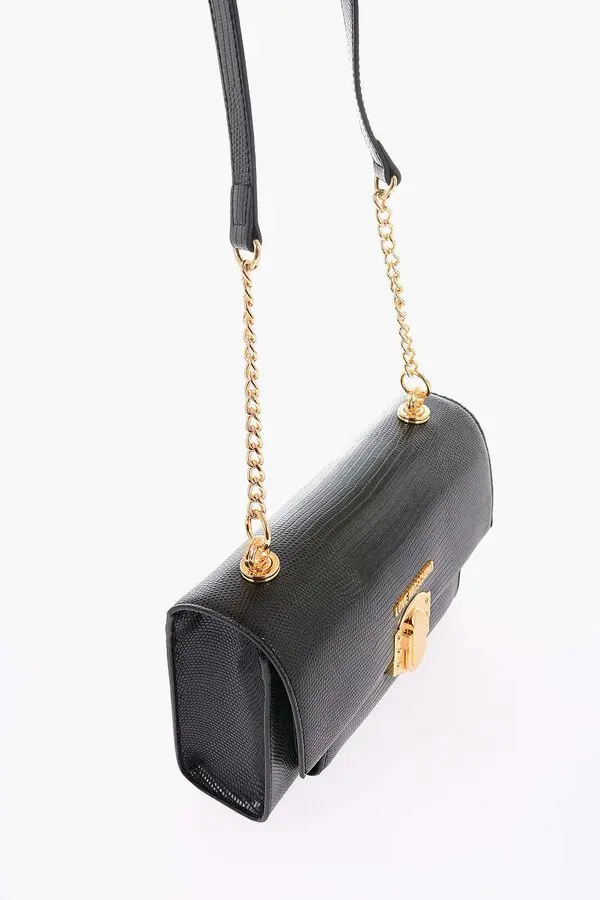 Moschino Logo-plaque Chain-link Cross Body Bag