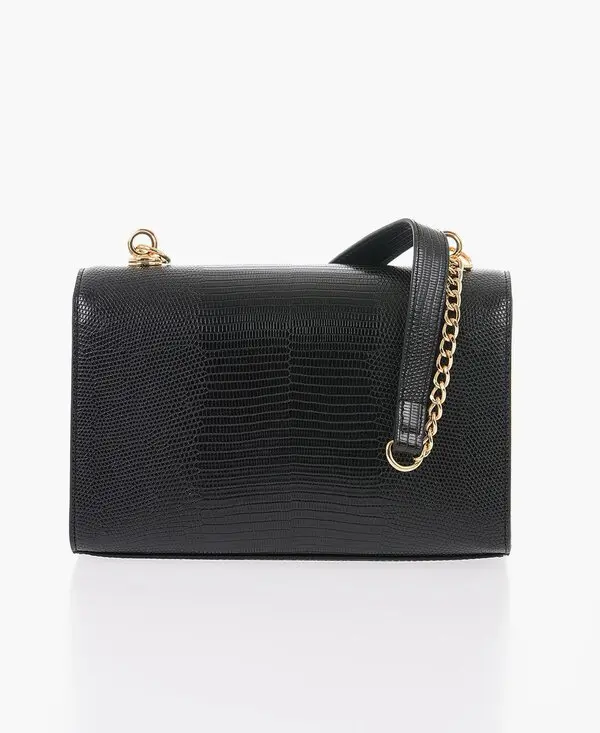 Moschino Logo-plaque Chain-link Cross Body Bag