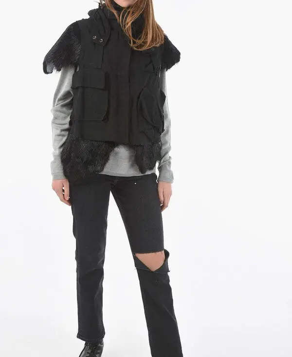 GIACOBINO Quilted Utility Gilet