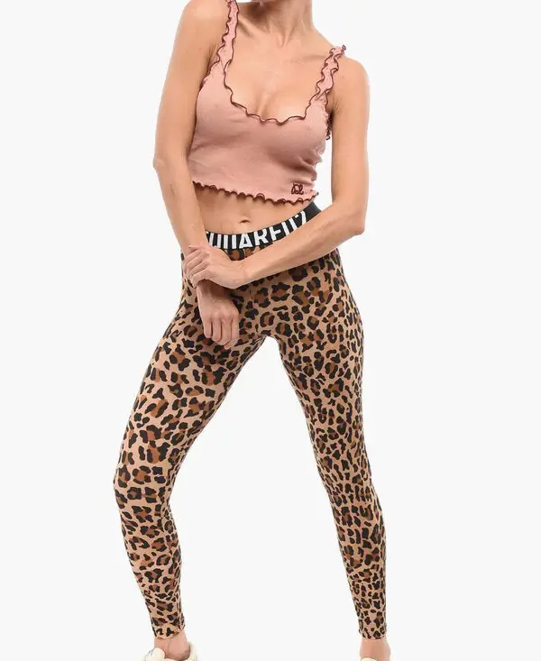 Dsquared2 Crop Top With Embroidered Logo