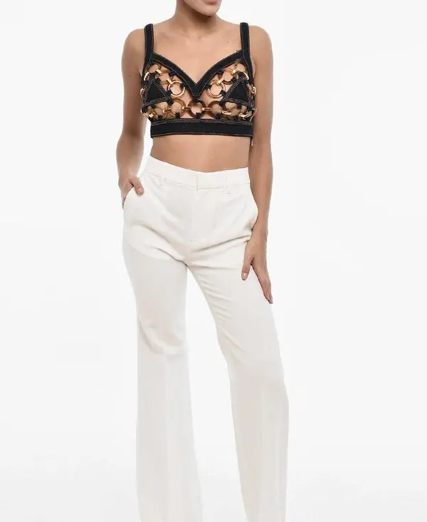 Dsquared2 Cut-out Denim Top