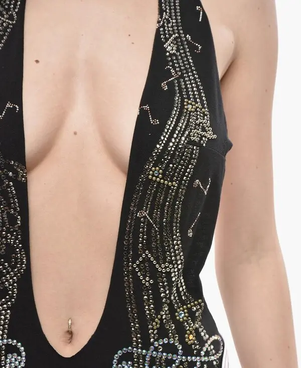Dsquared2 Crystal-embellished Cotton Body
