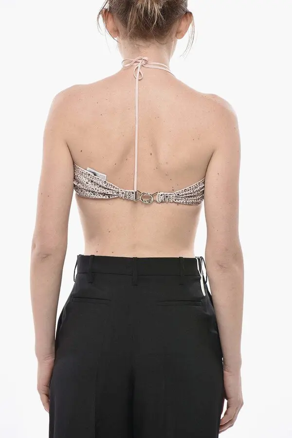 Dsquared2 Crystal-embellished Bandeau Top