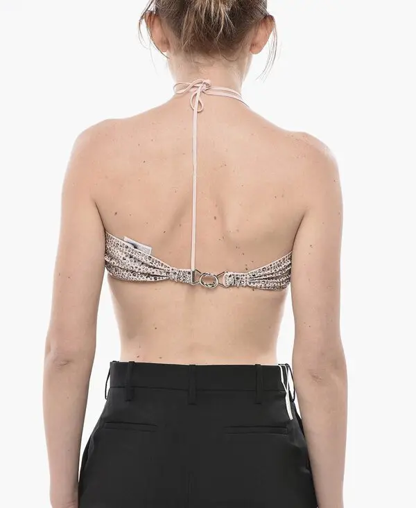 Dsquared2 Crystal-embellished Bandeau Top