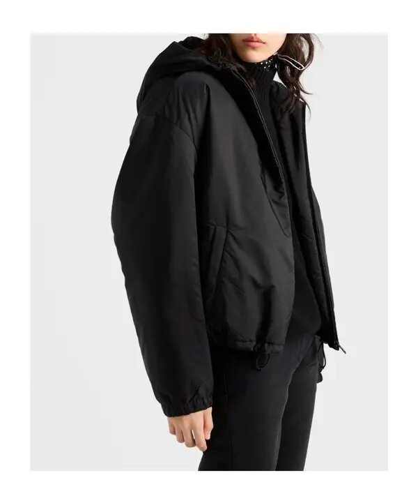 Prada Hooded Lightweight Re-nylon Blouson Jacket