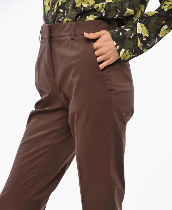 Incotex Pressed-crease Cropped Trousers