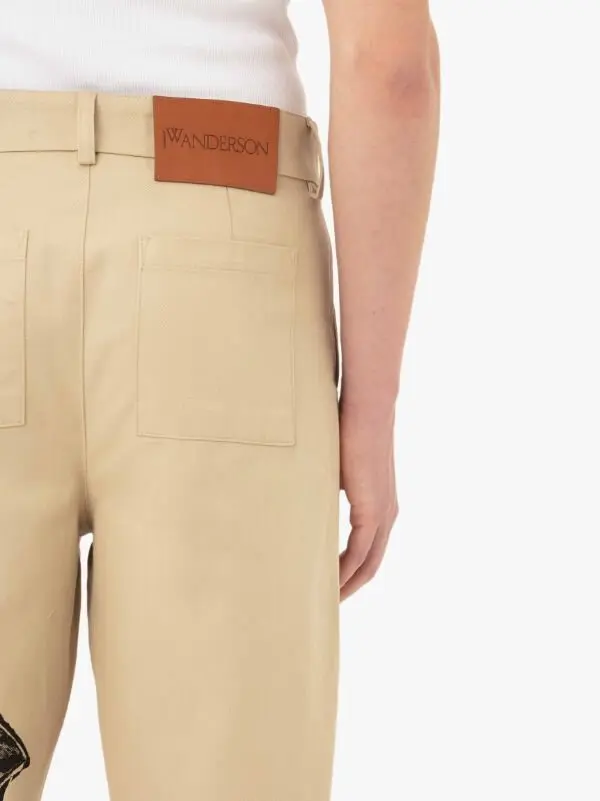 J.W.ANDERSON Jw Anderson Straight Fit Chino Trousers