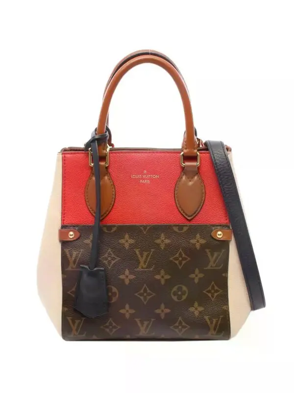 LOUIS VUITTON 2020 Monogram Fold Tote Pm Satchel