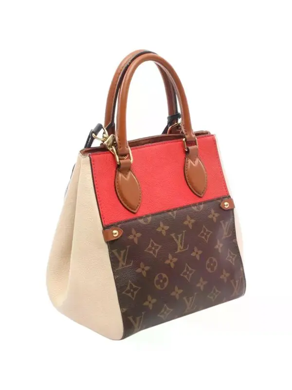 LOUIS VUITTON 2020 Monogram Fold Tote Pm Satchel
