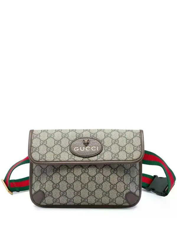 Gucci 2016-2026 Gg Supreme Web Neo Vintage Belt Bag - Neutrals