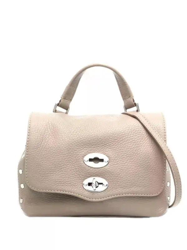 ZANELLATO Baby Postina Daily Studded Shoulder Bag - Grey
