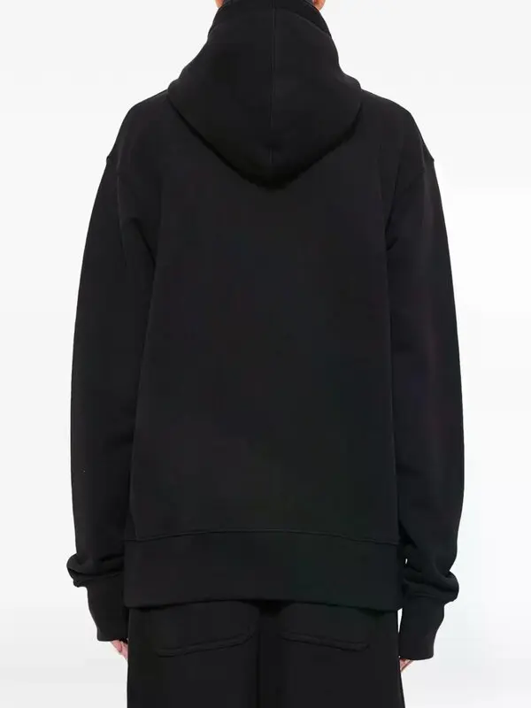 Noir Kei Ninomiya Hut Embroidered Zip-up Hoodie