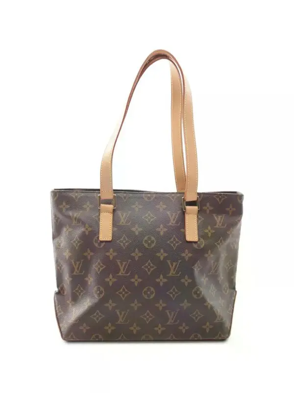 LOUIS VUITTON 2001 Monogram Cabas Piano Tote Bag