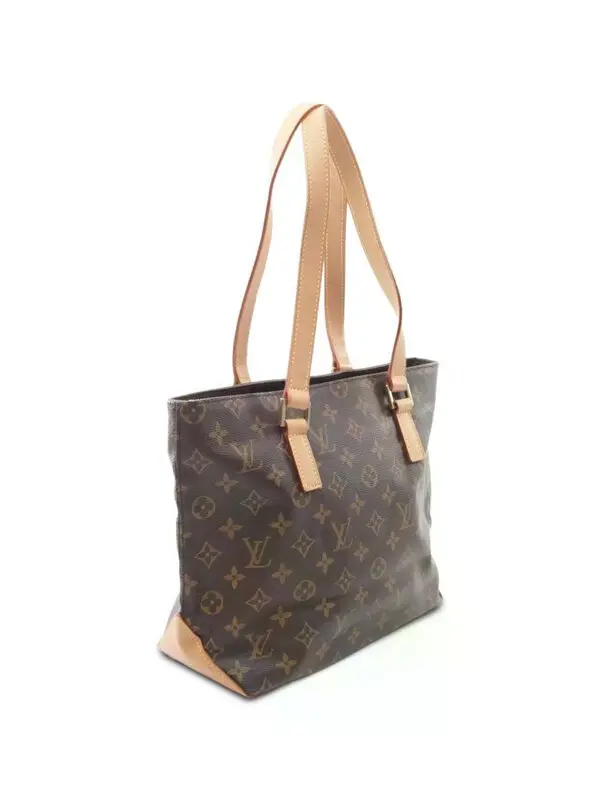 LOUIS VUITTON 2001 Monogram Cabas Piano Tote Bag