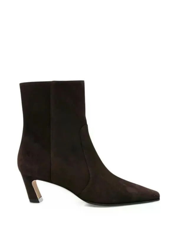 STUART WEITZMAN Stassi Leather Ankle Boots