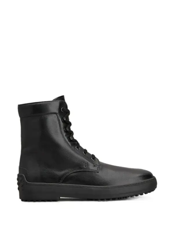TOD'S Winter Gommino Ankle Boots In Leather
