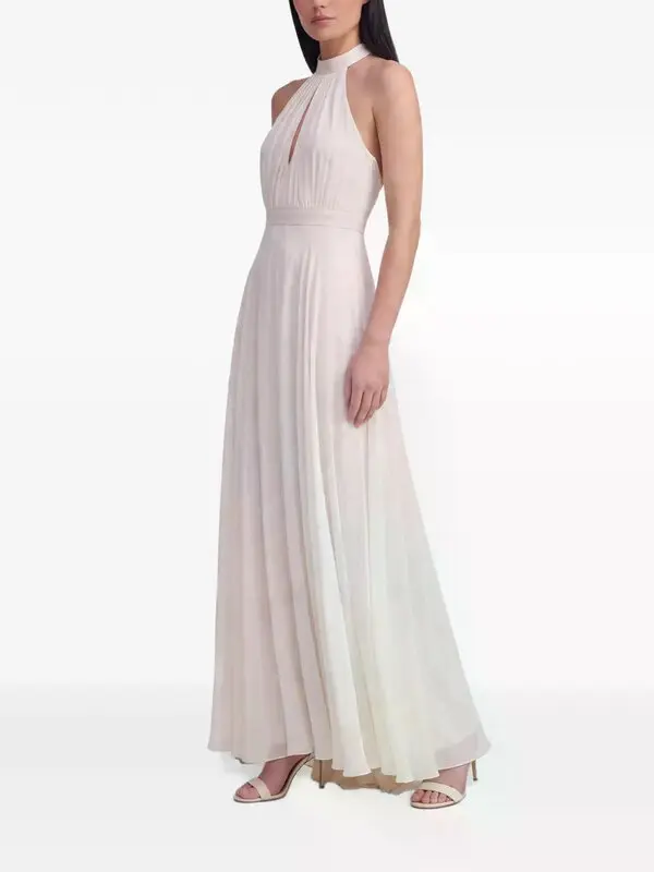 MARCO GABRIELLI ATELIER Halterneck Pleated Dress