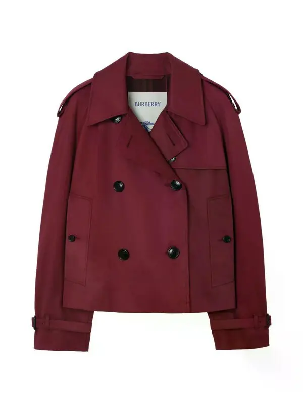 Burberry Cropped Mayfair Trench Jacket