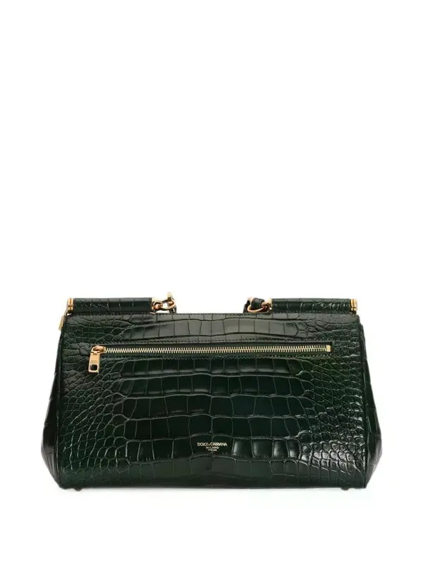 Dolce & Gabbana Medium My Sicily Leather Tote Bag