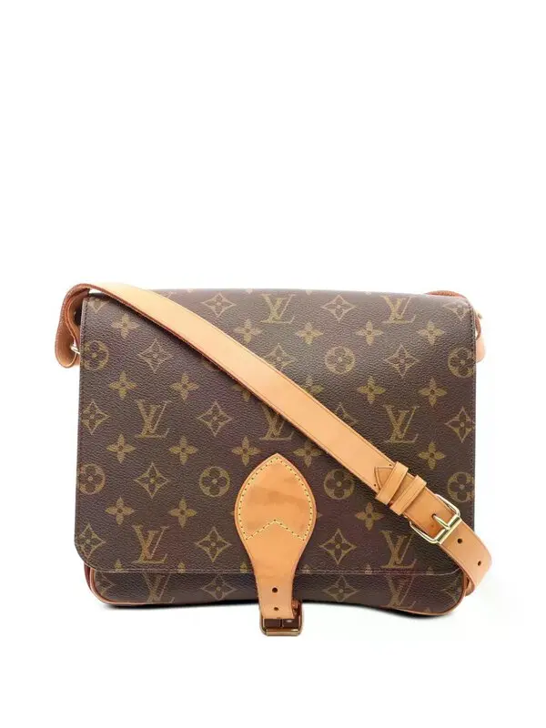 LOUIS VUITTON 2000 Monogram Cartouchiere Gm Crossbody Bag